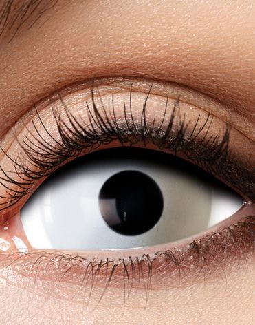 Black Sclera 22 mm Heldekkende Linser og andre Crazylinser uten Styrke